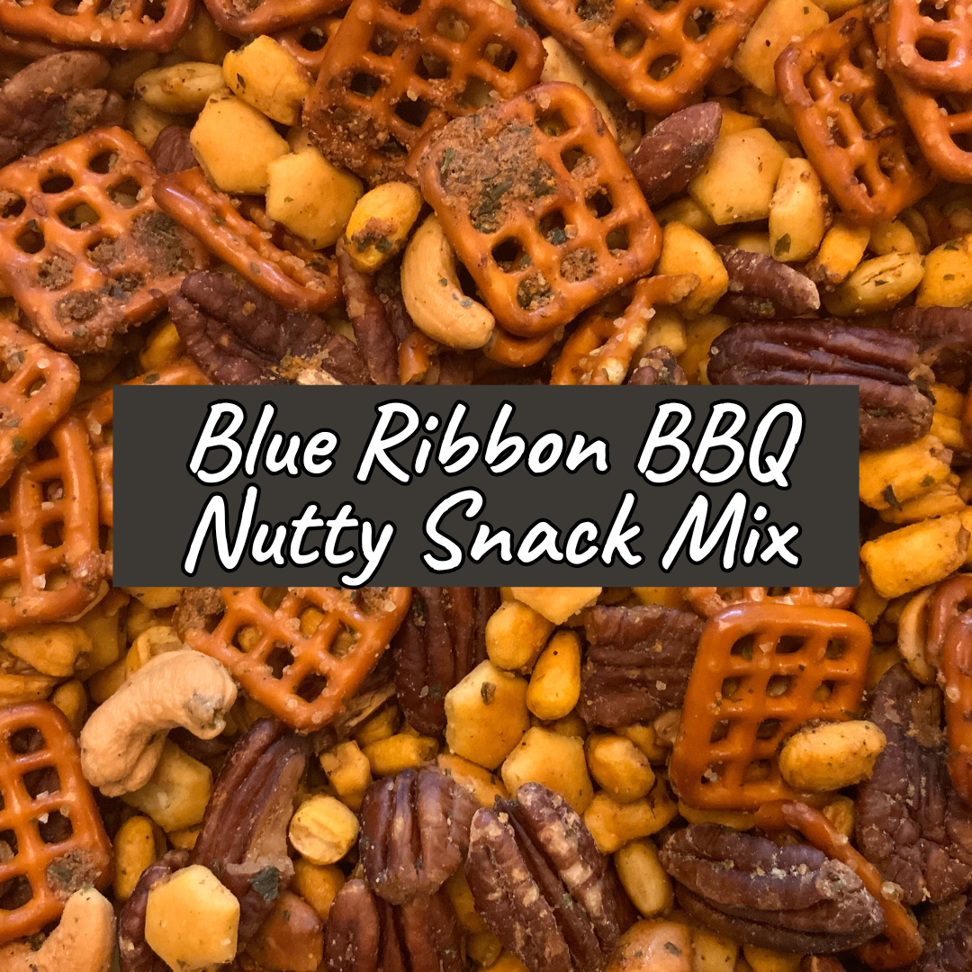 Blue Ribbon BBQ Nutty Snack Mix – Captain Crazy's Nuts and Fine Snacks